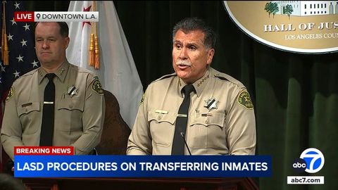 LASD transferred at least 20 inmates over to ICE. Sheriff Luna explains ...