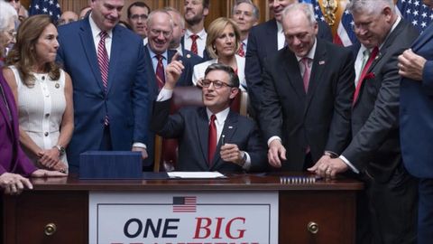 Major victory for Trump after House passes mega spending bill ...