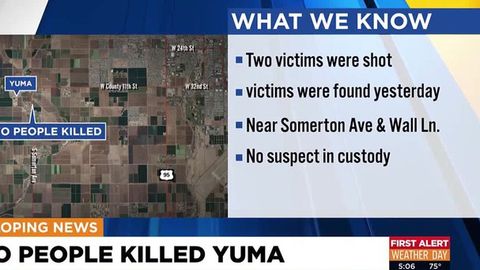 Police looking for suspect in deadly Yuma shooting | Haystack News