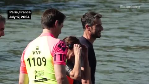 Paris Mayor Swims in River Seine Ahead of Olympic Games | Haystack News