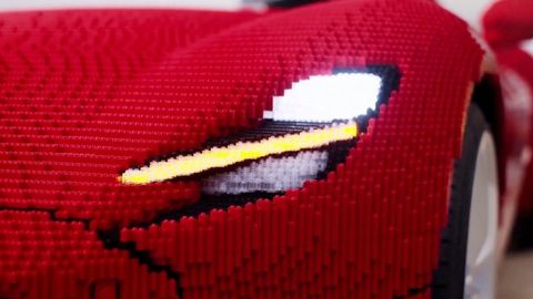 This Amazing Life-Sized Lego Ferrari Is a Sight to Behold! | Haystack News