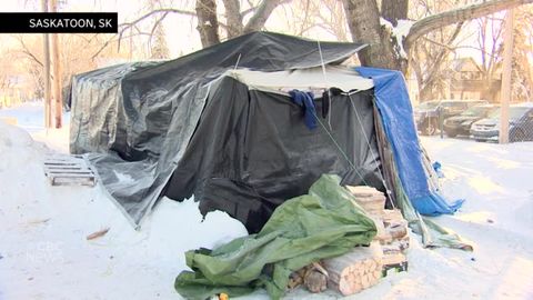 More homeless people turn to makeshift shelters as winter takes hold in ...