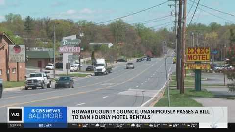 Howard County passes bill to ban hourly motel room rentals | Haystack News