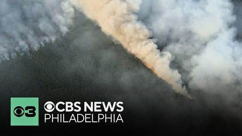 Massive wildfire still burning in New Jersey, evacuation order lifted ...