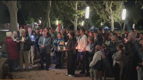 Various faiths gather for prayer vigil in Palo Alto to support Israelis ...