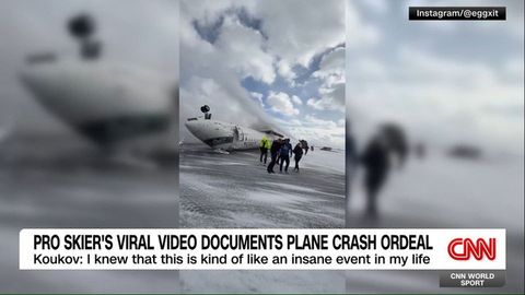 Pro skier’s viral video documents plane crash ordeal | Haystack News