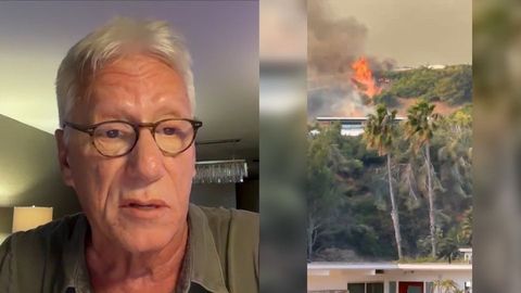 Actor gets emotional recounting wildfire rescue | Haystack News