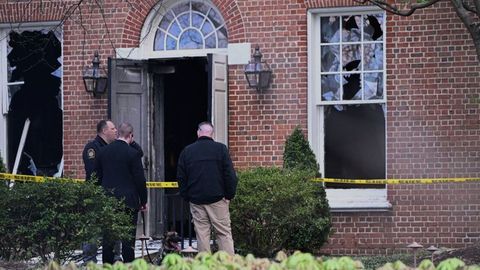 See aftermath of alleged arson at Gov. Shapiro’s house in Pennsylvania ...