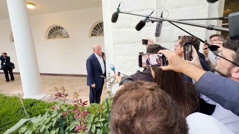MAGA media rallies around Trump as he downplays Epstein connection ...