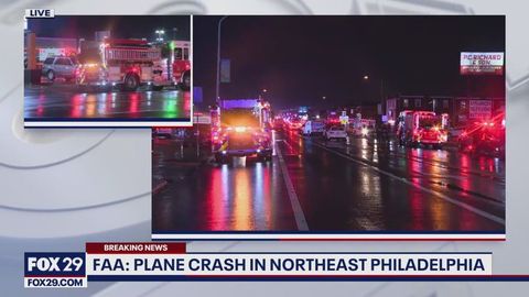 Philly plane crash: Ground level chaos as plane crashes in Philly ...