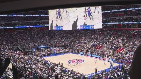 Detroit fans pack LCA for Pistons playoff return | Haystack News