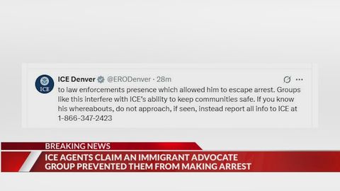 Denver ICE agents claim advocate group prevented arrest | Haystack News