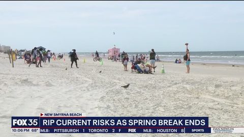 Rip current risks as Spring Break ends | Haystack News
