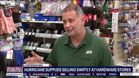 Hurricane supplies selling swiftly at hardware stores | Haystack News
