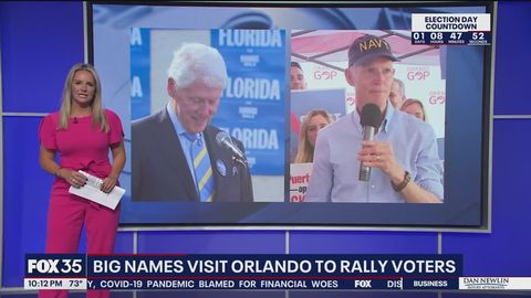 Bill Clinton, Sen. Rick Scott campaign in Central Florida | Haystack News