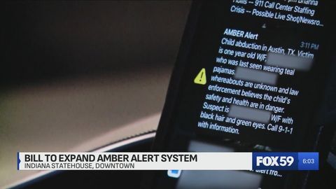 Lawmakers advance bill expanding Indiana AMBER Alert criteria ...