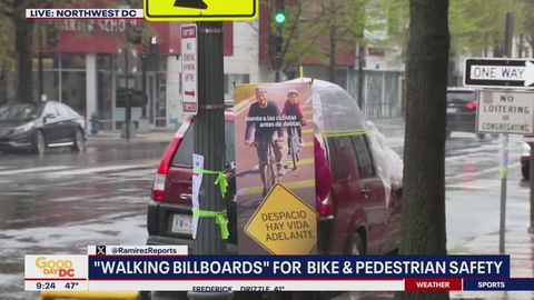 'Walking Billboards' to promote bike and pedestrian safety | Haystack News