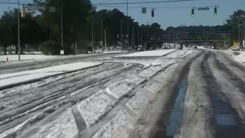 Alabama roads covered in ice after winter storm | Haystack News