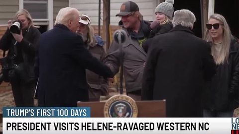 Pres. Trump visits Helene-ravaged North Carolina, criticizes FEMA ...