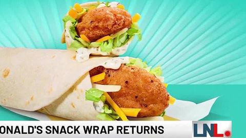 McDonald's snack wrap is back | Haystack News