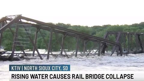 LNL: Rising water causes rail bridge collapse | Haystack News