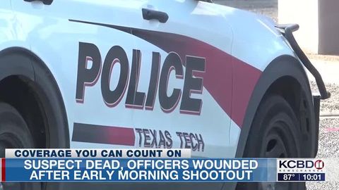 Suspect dead, 2 Texas Tech police officers wounded after overnight ...