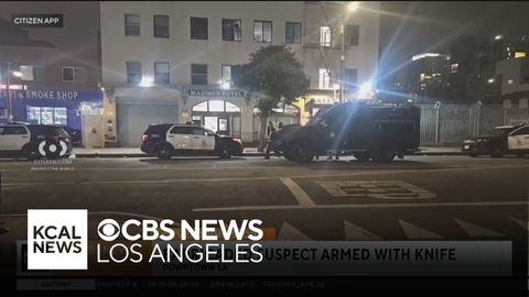 Hours long downtown LA standoff with suspect ends | Haystack News