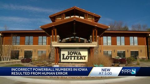 Iowa Lottery explains 'human error' that caused wrong numbers in ...