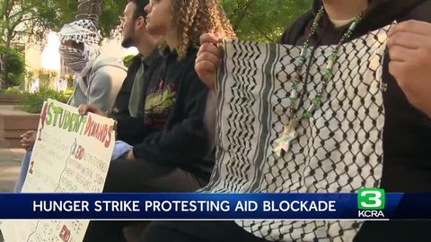 Sac State students end hunger strike protesting Gaza aid blockade ...