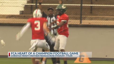 Red beats Blue 45-7 in 2024 Northeast Texas FCA Heart of a Champion All ...