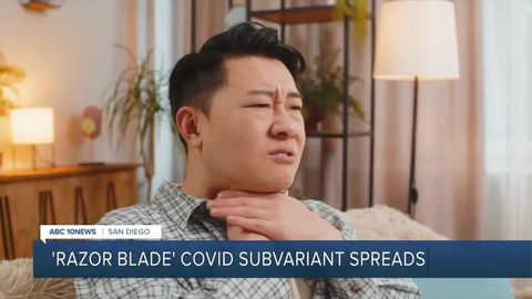 COVID variant brings 'razor blade throat' to California | Haystack News