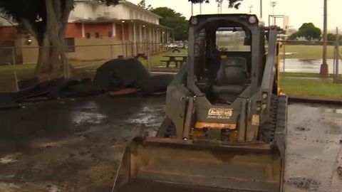 Community comes together to rebuild playground destroyed by arsonists ...