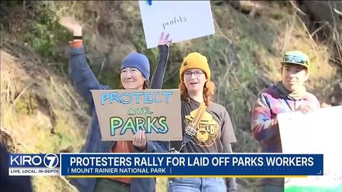 Protesters Rally for Laid Off Parks Workers | Haystack News