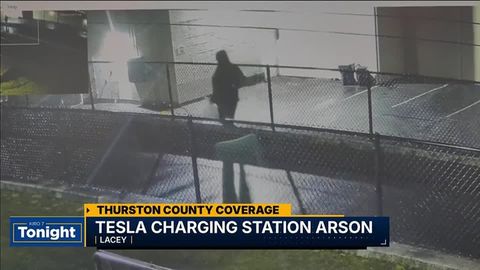 Tesla charging station arson, new video released | Haystack News