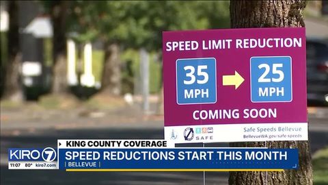 Speed reductions start in Bellevue this month | Haystack News