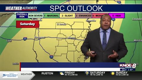 KNOE Thursday Evening Forecast with Chief Meteorologist Marcus Walter ...