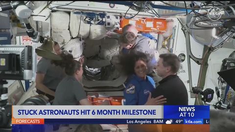NASA's stranded astronauts hit 6 months in space, with 2 more to go ...