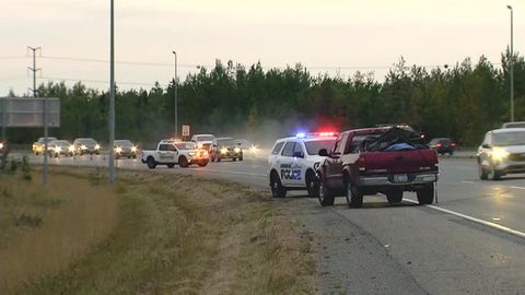 Breaking: Backed up traffic on the Glenn Highway | Haystack News