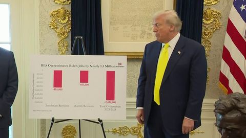 Trump unveils unverified economic data after firing head of labor ...