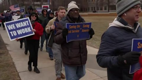 Protests over veterans laid off as part of Trump’s cuts to federal ...