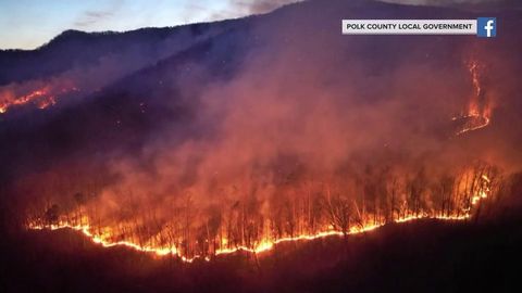 Residents urged to evacuate as wildfires burn along East Coast ...