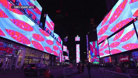 How Times Square transforms into massive art display every midnight | Haystack News