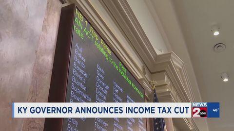 KY governor announces income tax cut | Haystack News