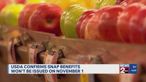 USDA confirms SNAP benefits won't be issued on Nov. 1 | Haystack News