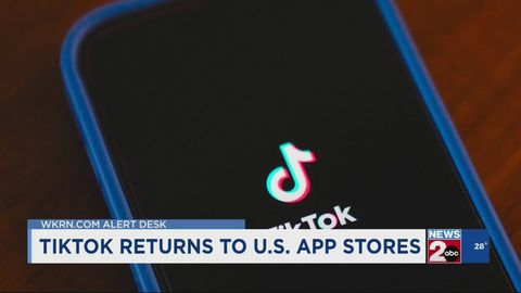 TikTok returns to U.S. app stores | Haystack News
