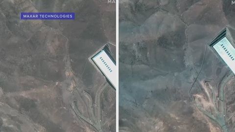 Satellite images of Iran nuke site Fordow show damage after US ...