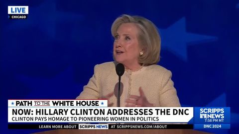 "Keep going!" Hillary Clinton speaks at DNC | Haystack News