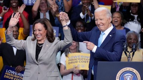 Harris responds after Biden suggests Trump supporters are 'garbage ...