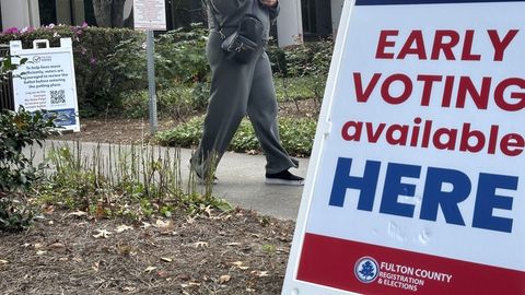 Early voting begins in Georgia as state grapples with new election laws ...