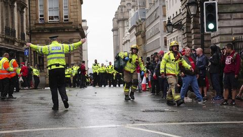 4 Liverpool fans seriously hurt when car plowed into a crowd. The ...